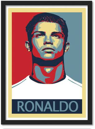 Ronaldo Frame Poster for Room & Office Paper Print - Sports posters in ...