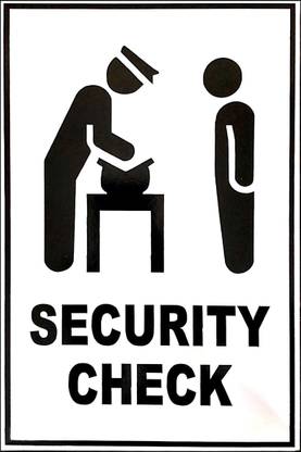 DEPENDABLES Security Check Emergency Sign Price in India - Buy ...