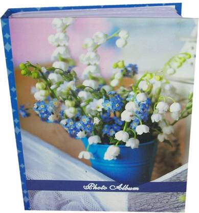 look MULTI COLOR FLOWERPOT PHOTO ALBUM ( SIZE 6"x8"-100 PHOTOS POCKETS ...