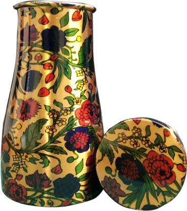 SA HANDICRAFT 100% Pure Copper BedRoom Beautiful Design Water Bootle ...