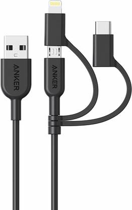Anker Micro USB Cable 0.9 m Powerline II 3 in 1 cable - Anker ...