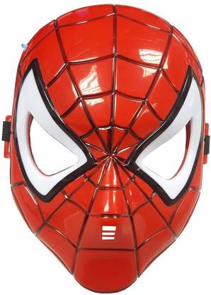Quinergys ™Great Party Favour Superhero Plastic Spider-Man Masks Party ...