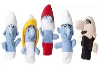 THE ADORABLES Finger Puppet Smurfs Theme Finger Puppets Price in India ...
