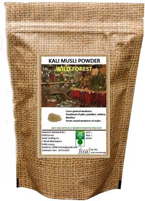 WILD FOREST Kali Musli / Curculigo Orchiodes / Black Musli Powder 150 ...