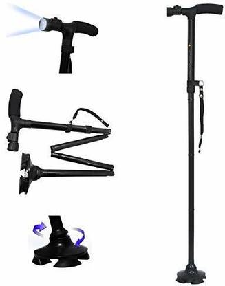TNEMEC Trusty Cane Folding Cane with Led Light Grip Handle Walking ...