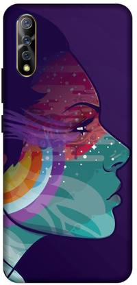 KARJUN Back Cover for Vivo Z1x, vivo 1917 Cute, Pink Printed - KARJUN ...