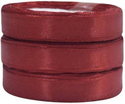 Ganpati MAROON SATIN RIBBON 1 INCH Maroon Satin Ribbon Price in India ...
