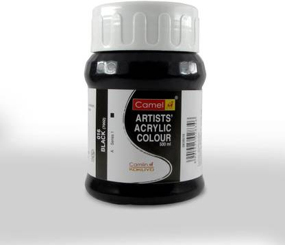 Flipkart.com | Camlin Artist Acrylic Colour 500 ml Series 1 Black