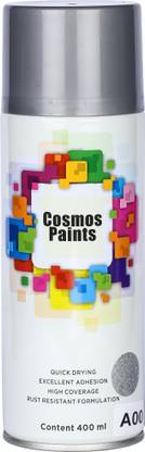 Cosmos Paints Hammertone Silver Spray Paint 400 ml Price in India - Buy ...