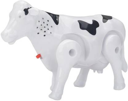 TEMSON Battery Operated Walking Cow Toy with Light & Sound For Kids ...