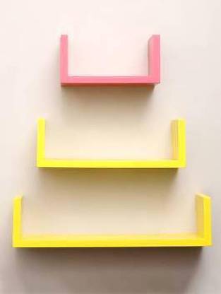 Unity Handicrafts U Shape Wall Shelf Set/3. It Is Unity Handcrafted By ...