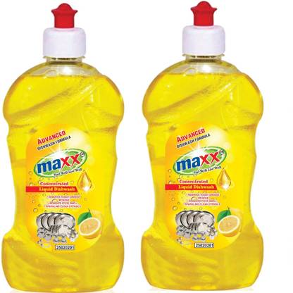 MAXX Dish wash Liquid 1 ltr (Pack Of 2 ) Dish Cleaning Gel Price in ...