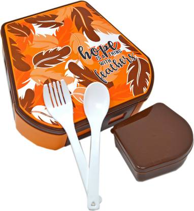 Flipkart.com | Flipkart SmartBuy Hope Lunch Box with spoon and folk For ...