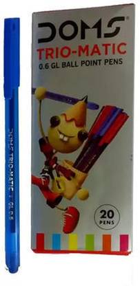 DOMS DOMS TRIO-MATIC BLUE Ball Pen - Buy DOMS DOMS TRIO-MATIC BLUE Ball ...