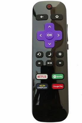 LipiWorld LC-RCRUDCA-18 Remote Control with Compatible for ROKU TV ...