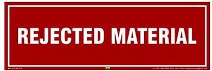 Mr. SAFE Rejected Material In Eco Vinyl Sticker - Self Adhesive (15 ...