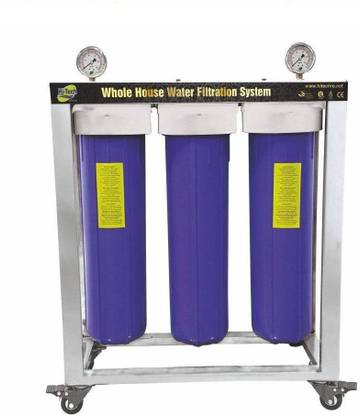 HI-TECH WHF 20-3 20" X 4.5" Three Big Blue Whole House Water Filtration ...