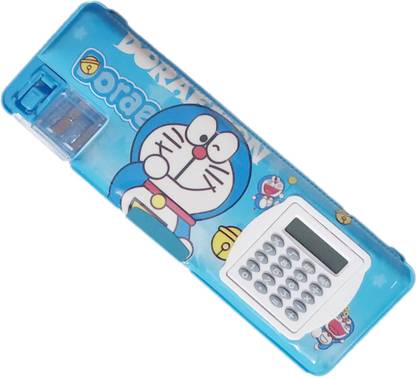 Flipkart.com | Saleh Magnetic Doraemon Pencil Box with Calculator Art ...