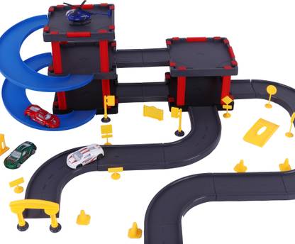 Toyvala Unique Car Track MY First Racing Set For Kids Multistory Car ...