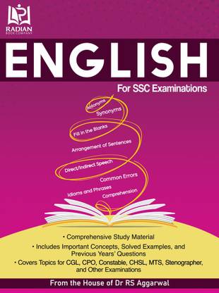 English Book for SSC, CGL, CPO & Other Competitive Exams: Buy English ...