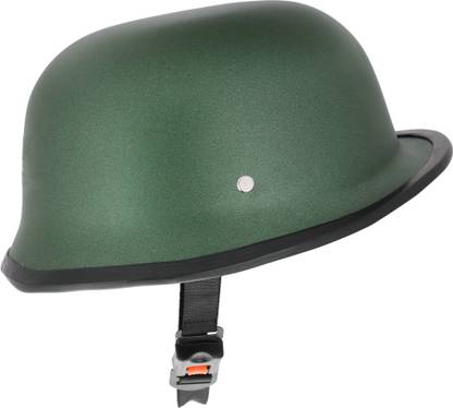 Sage Square Retro Style Two Wheeler Helmet, World War Inspire for Mens ...