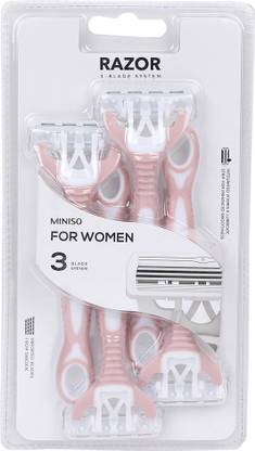 MINISO Women's 3-blade Razor (4 Pack) - Price in India, Buy MINISO ...