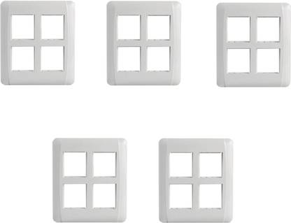 HAVELLS 8 Module Cover Plate (Pack of 5) Wall Plate Price in India ...