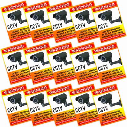 CVANU WARNING CCTV HIDDEN CAMERAS INDOOR & OUTDOOR VIDEO SURVEILLANCE ...