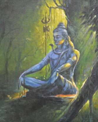 Abstract Paintings Of Lord Shiva