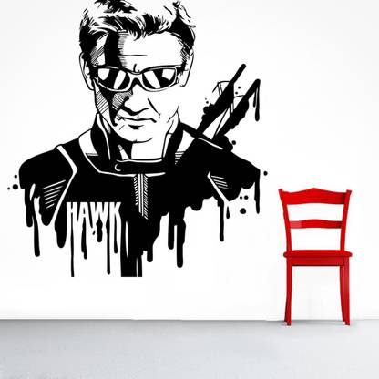 Sticker Hub 60 cm Hawk Wall Decal Self Adhesive Sticker Price in India ...