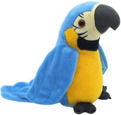 FunBlast Talk Back Parrot Plush Toys for babies Cute Talking Parrot ...