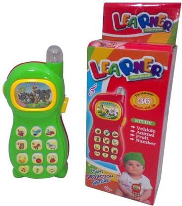 FunBlast Learning Mobile Phone Toy for Toddlers and Kids with Image ...