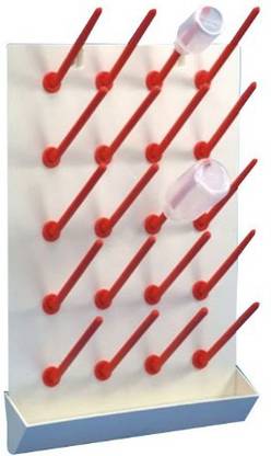 Agarwals Lab Draining Rack 20 Pegs Polypropylene Test Tube Rack Price ...