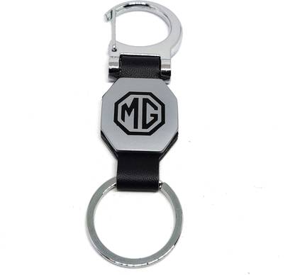 MG Hector Imported Black Leather & Steel Finish Metal Locking High ...