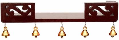 Star Handicrafts Wall shelf Home temple bell shelf temple home mandir ...