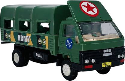 Gift Box 1 Small Size Plastic Made Indian Miniature Model Army Truck ...