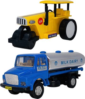 Miniature Mart Kids Small Size Pull Back Construction Series Tanker ...