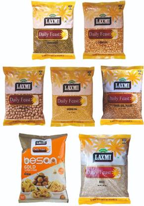 LAXMI Daily Feast Toordal, Chanal, Moong Dal, Chana Dal, Moong Whole ...