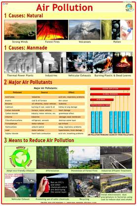 Environment Chart - Air Pollution Photographic Paper - Educational ...