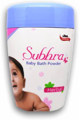 aswini SUBHRA BABY BATH POWDER 200gram Pouch: Buy aswini SUBHRA BABY ...