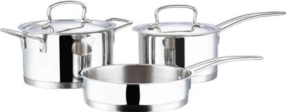 VINOD Stainless Steel Induction Friendly Classic Deluxe Combo Induction ...