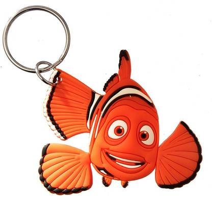GCT Double Sided Finding Nemo Fish Cartoon (Design-1) Rubber Keychain ...