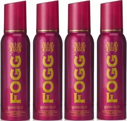 FOGG [ESSENCE deo 120ml*4pc ]v u Deodorant Spray - For Men & Women ...