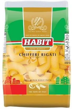 HABIT Chifferi Rigati 100% Durum Wheat Pasta ,500g (Pack of 2) (500g x ...