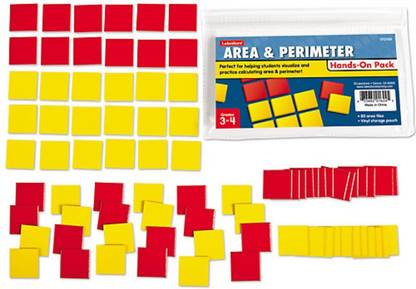 THE LABWORLD Area and Perimeter kit Math Model manipulatives Teaching ...