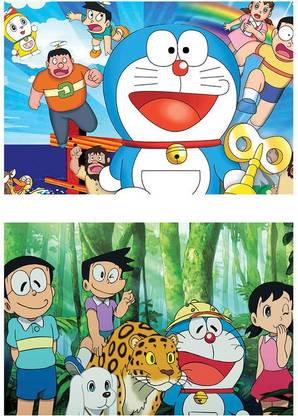 Doraemon Cartoon Poster Combo | Decorative Poster | Poster For Room ...