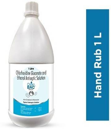 CleanBAC Disinfectant Hand Rub - 1 litre Hand Rub Bottle - Price in ...