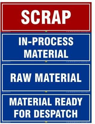 Mr. SAFE Area Identification Board In PVC Sticker (Pack of 4) 15 Inch X ...