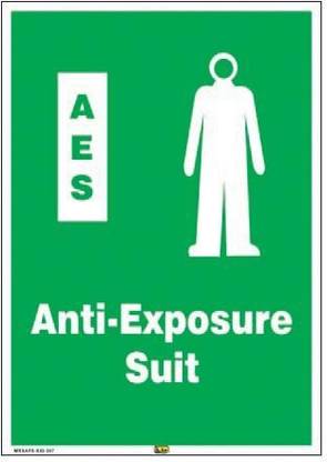 Mr. SAFE Anti Exposure Suit In Hard Plastic Laminated A5 (6 inch X 8 ...