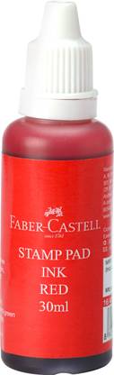 FABER-CASTELL Stamp Pad Ink Red Stamp Pad Ink Price in India - Buy ...